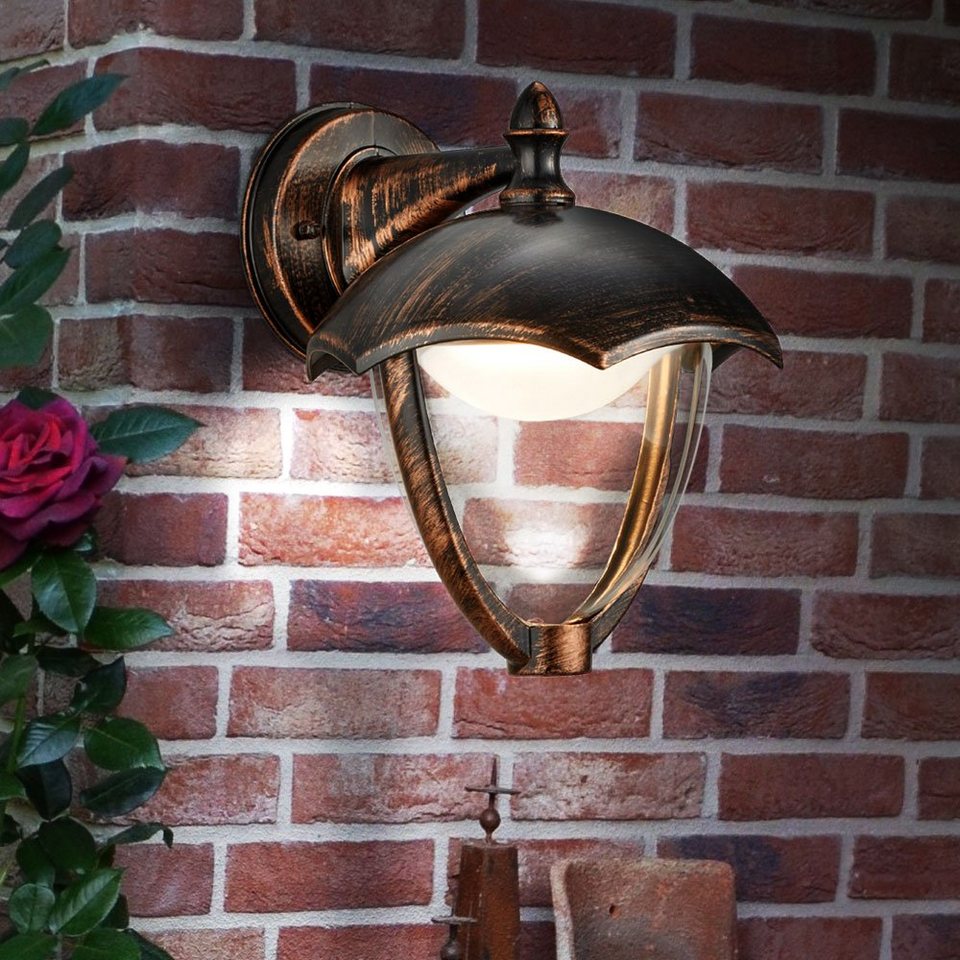 Etc Shop Außen Wandleuchte Led Leuchtmittel Fest Verbaut Warmweiß
