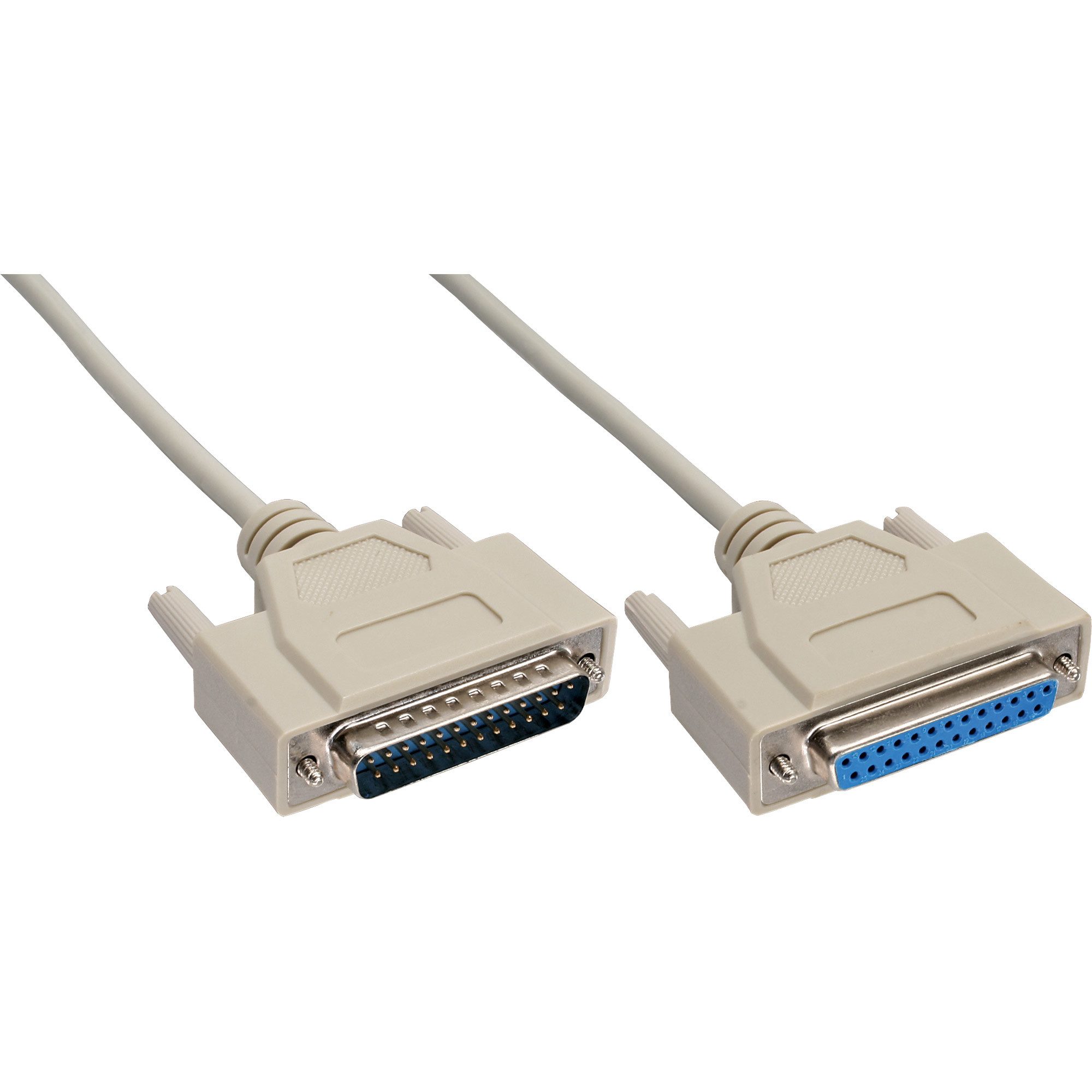 Inline InLine® Druckerkabel, bi-direktional, vergossen, 2m Computer-Kabel