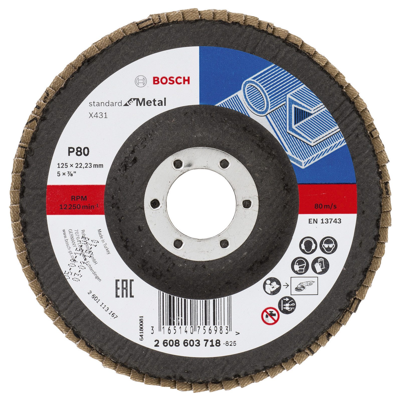 BOSCH Fächerscheibe Bosch Fächerschleifscheibe X431 Standard for Metal ...