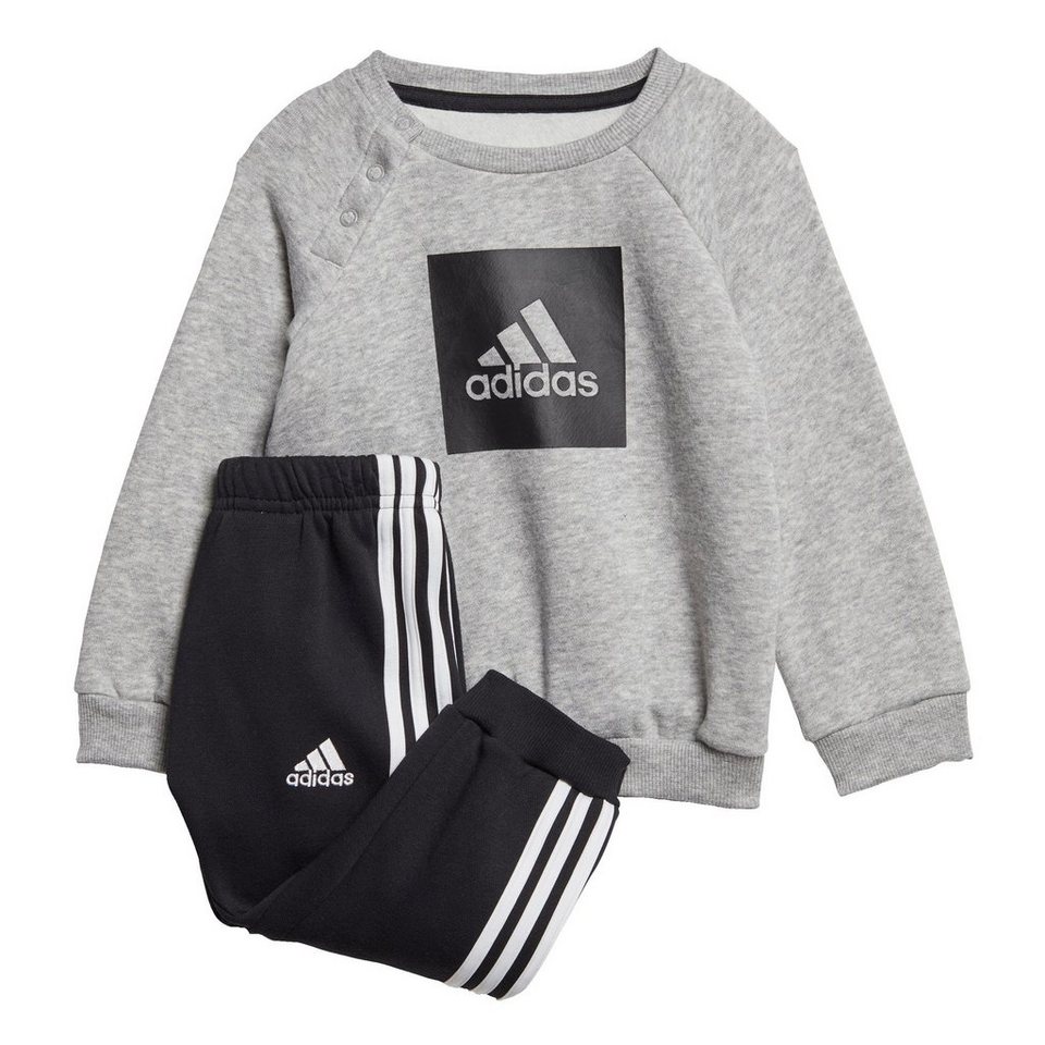 Adidas Performance Trainingsanzug 3 Streifen Fleece Jogginganzug