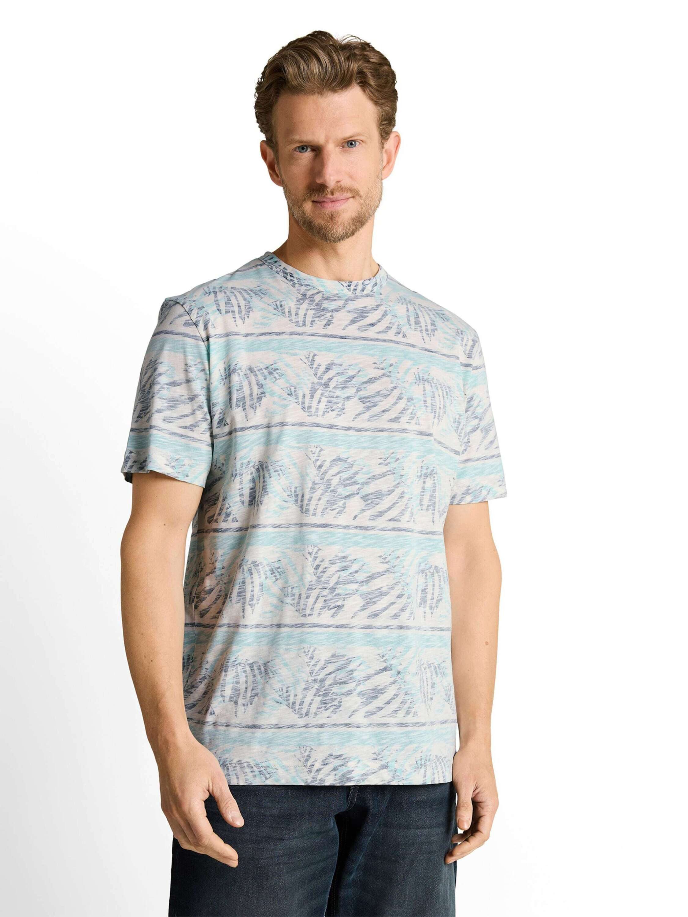 TOM TAILOR T-Shirt (1-tlg), All-Over-Muster