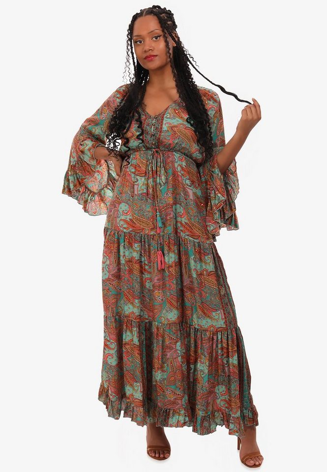 Yc Fashion And Style Maxikleid Bohemian Maxikleid Mit V Ausschnitt