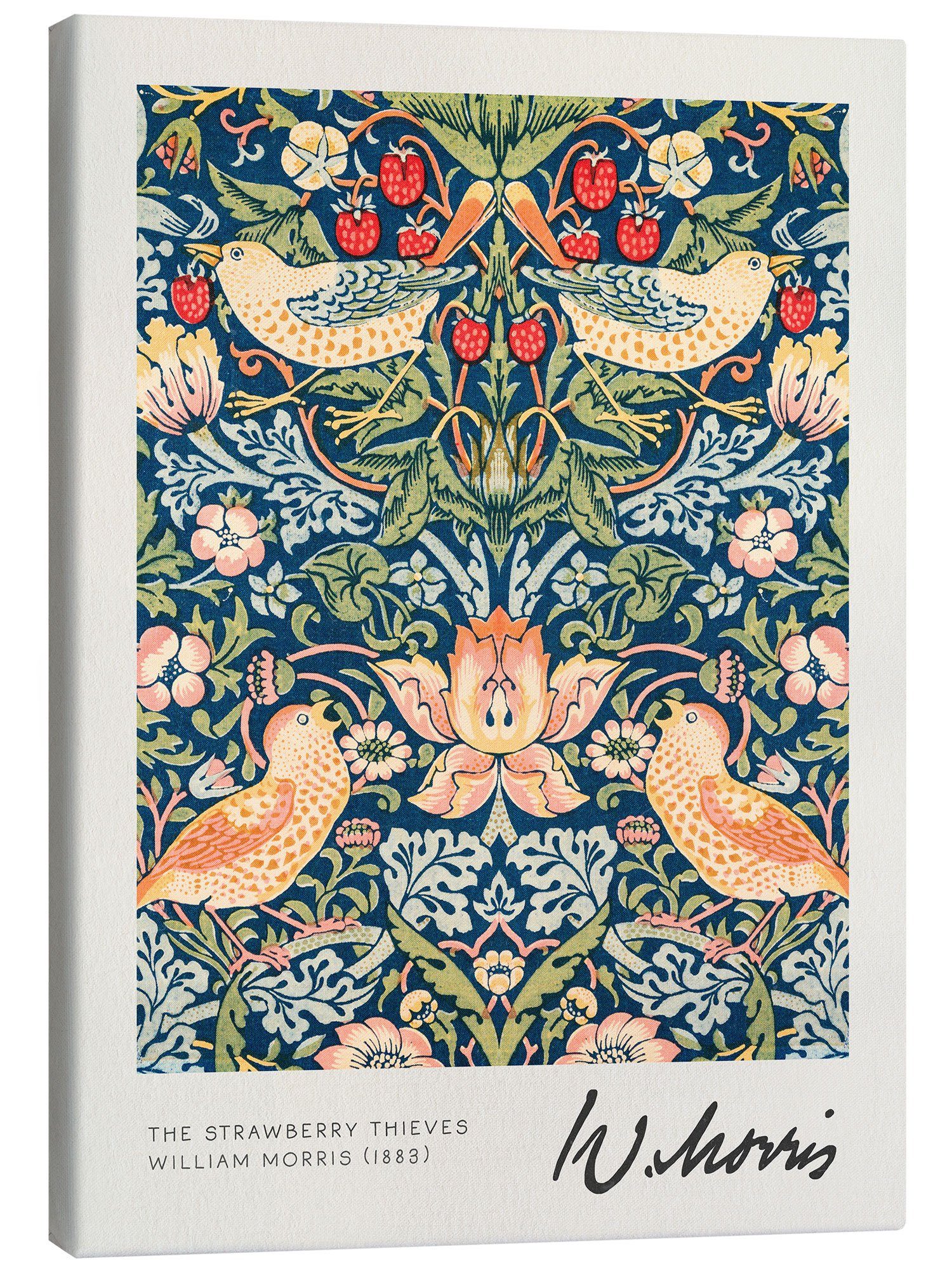 Posterlounge Leinwandbild William Morris The Strawberry Thieves