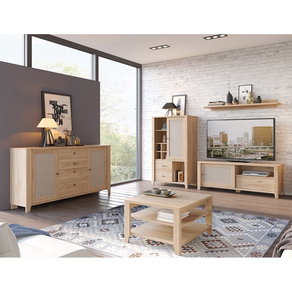 Lomadox Wohnzimmer Set Cremona 129 Mega Spar Set 5 St 5 Tlg Mit