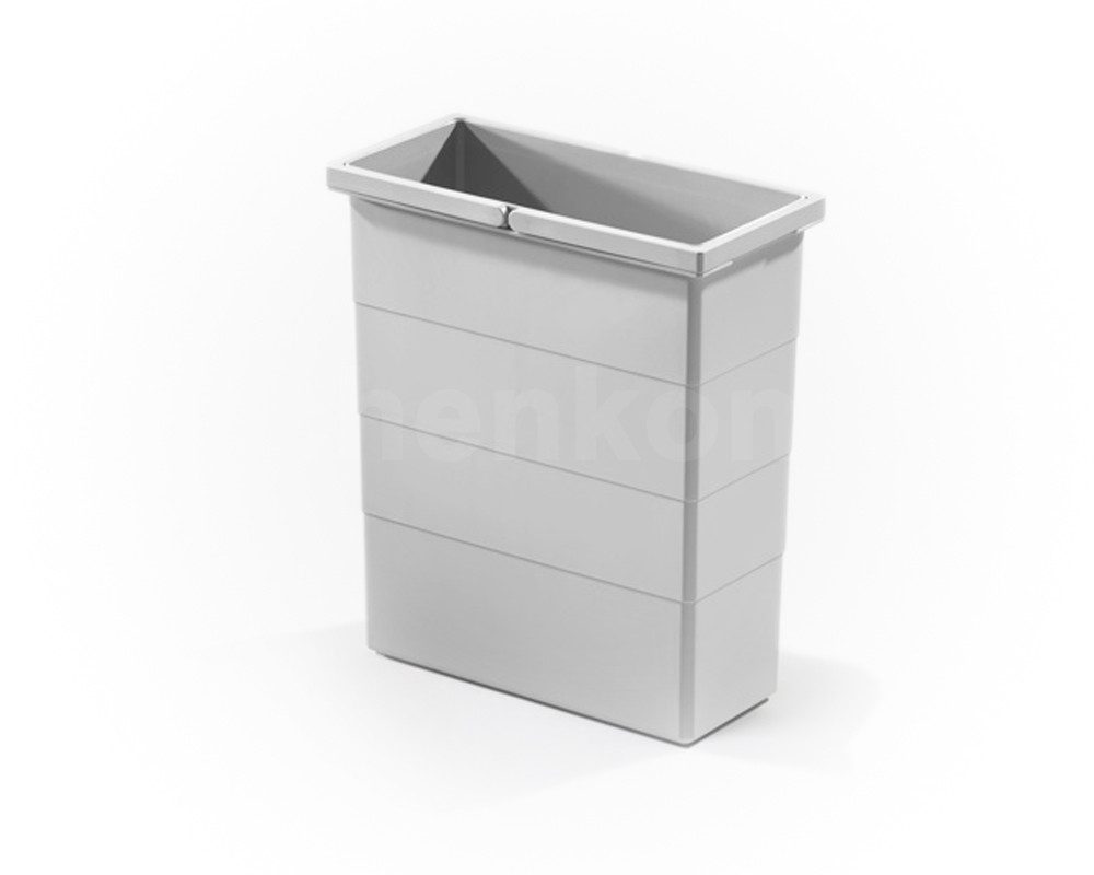 Hailo Mülleimer Hailo Inneneimer 1075989 hellgrau 14 Liter 320 x 156 x 350 mm 2 Henkel ...