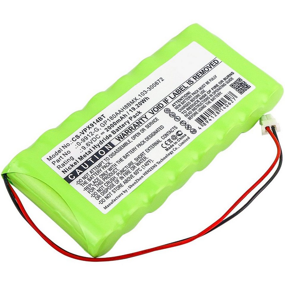 AGI Akku kompatibel mit Visonic 0-9912-G Akku Akku AGI Akku kompatibel mit Visonic 0-9912-G Akku Akku
