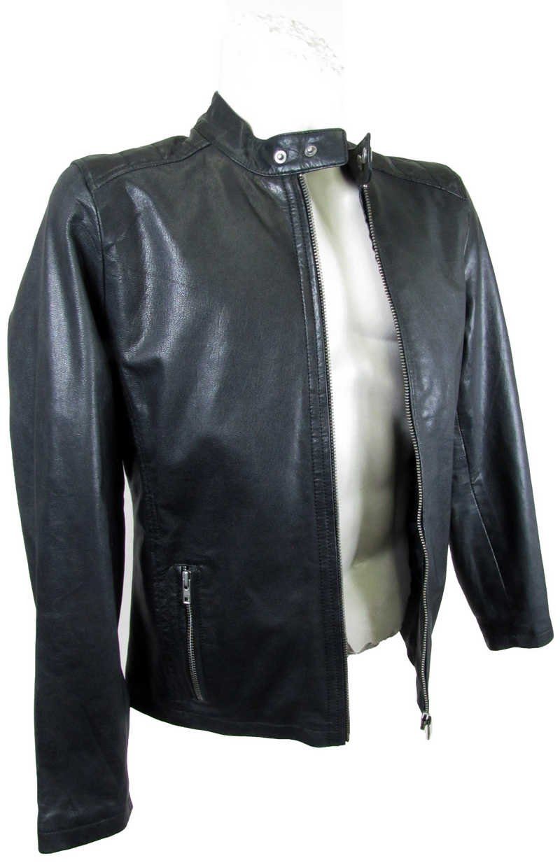 Freaky Nation Lederjacke, Freaky Nation - Herren Lederjacke Ziegennappa ...