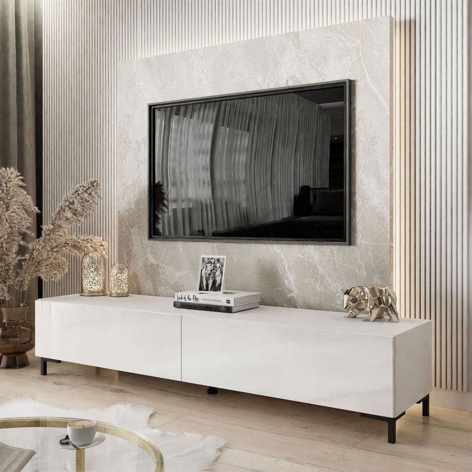 Lookway Lowboard Colette Tv Schrank Mit Füße Und Led Beleuchtung