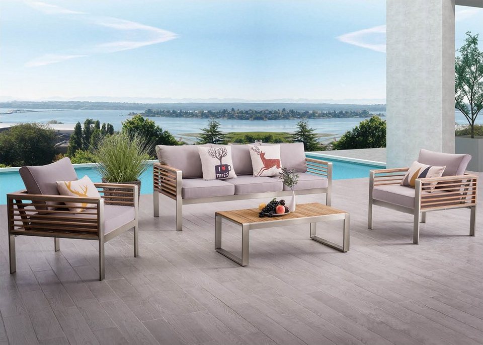 Aiser Gartenlounge Set Aiser Royal Garten Lounge Set Bali Sitzgruppe