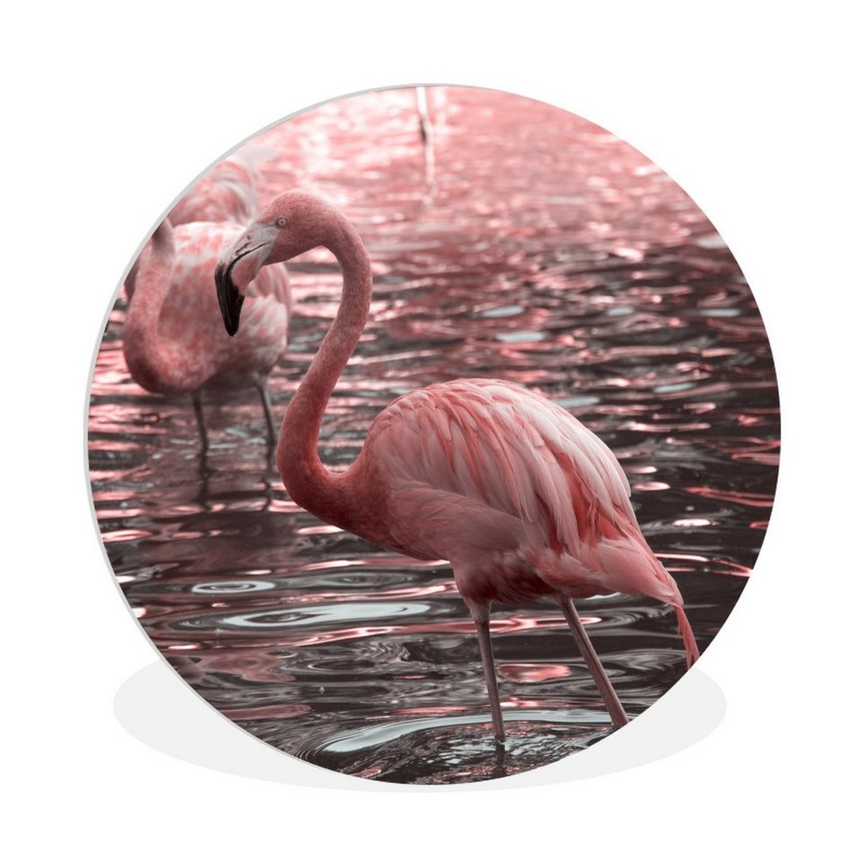 Muchowow Gemälde Eine Gruppe Von Flamingos Steht Im Wasser 1 St