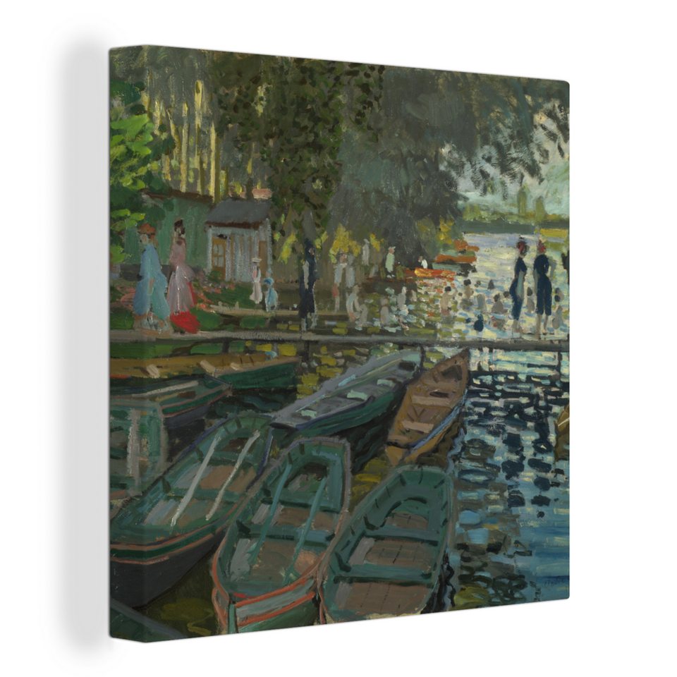 Onemillioncanvasses® Leinwandbild Badende In La Grenouillère Gemälde