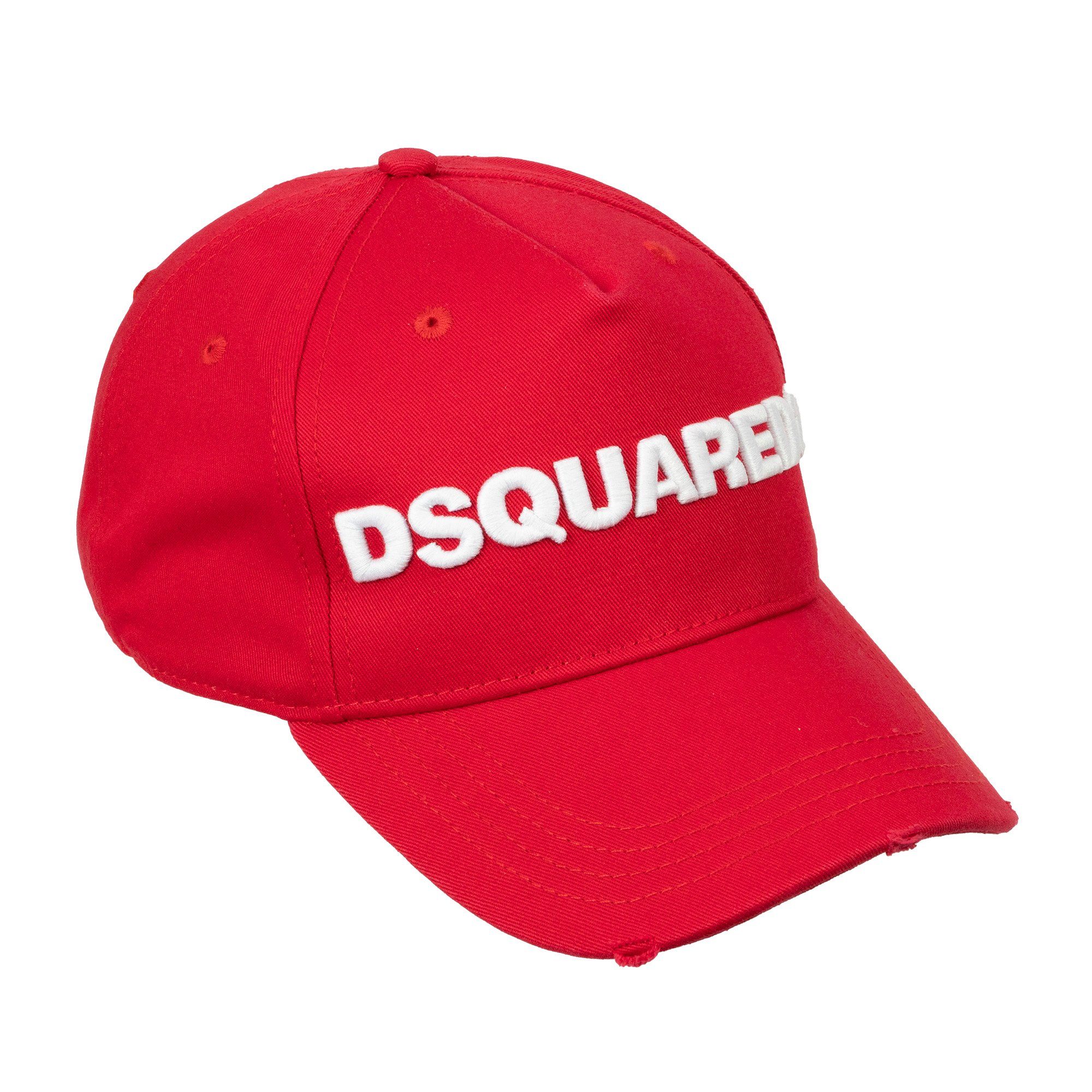 Dsquared2 Baseball Cap Rot, Größenverstellbare Schnalle an der Rückseite