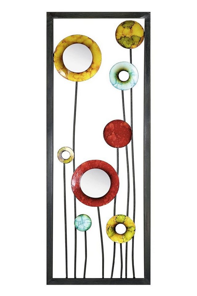 Gilde Dekoobjekt Mf 3d Wanddeko Blumi Blumen Wandschmuck Handbemalt Mit