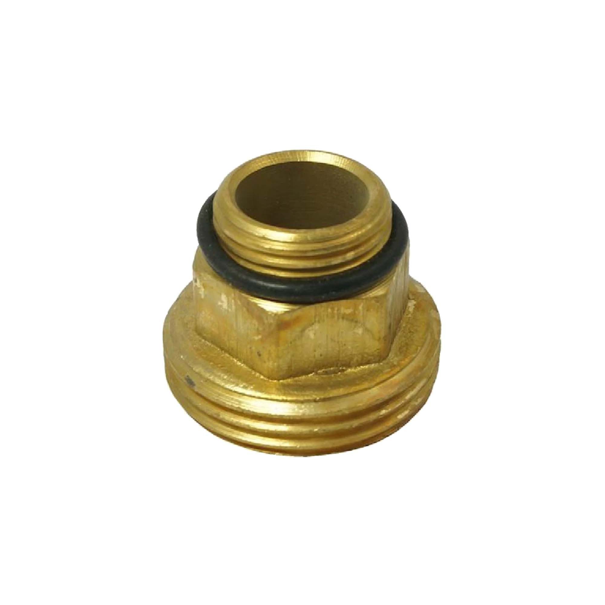 tecuro Gewindefitting Reduziernippel 3/8 Zoll x 3/4 Zoll AG, für Nostalgie Auslaufventil