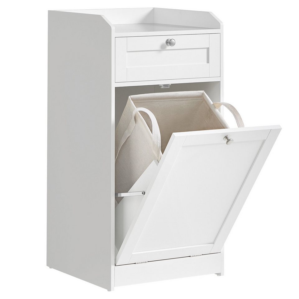 Vasagle Badkommode Badschrank Wäscheschrank Badezimmerschrank Mit 1