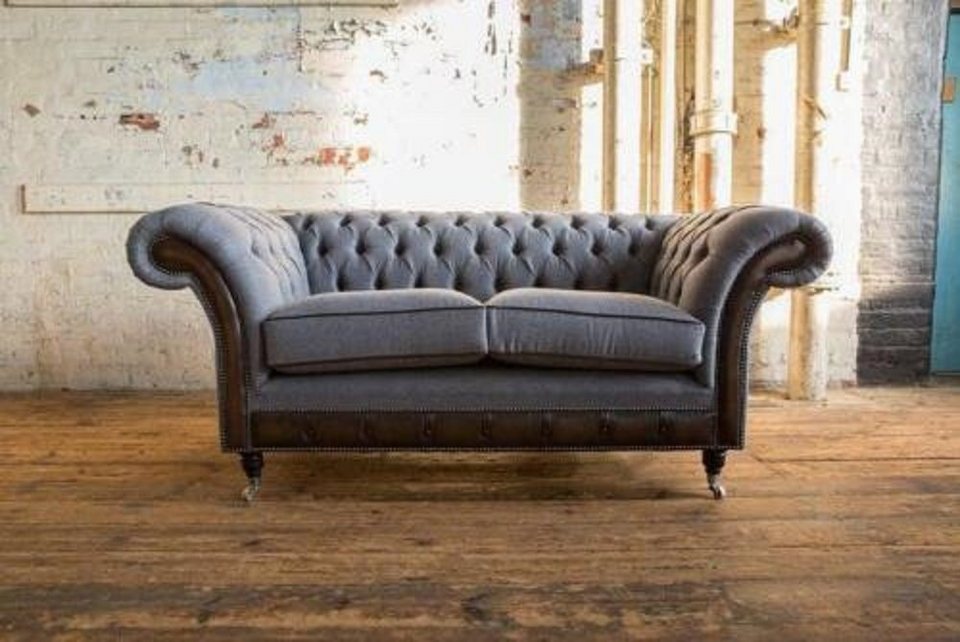 Jvmoebel Sofa Sofas 2 Sitzer Couch Polster Sofa Textil