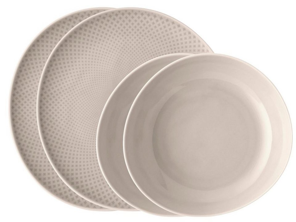 Rosenthal Tafelservice Junto Soft Shell Tafelset 4tlg Porzellan