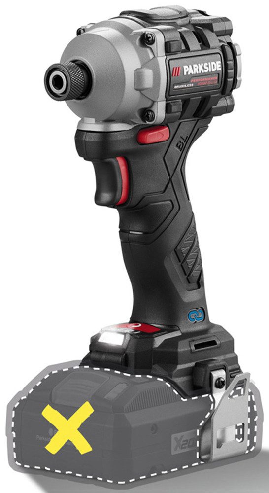 PARKSIDE PERFORMANCE® Akku-Drehschlagschrauber 20V ¼" Schlagschrauber ...