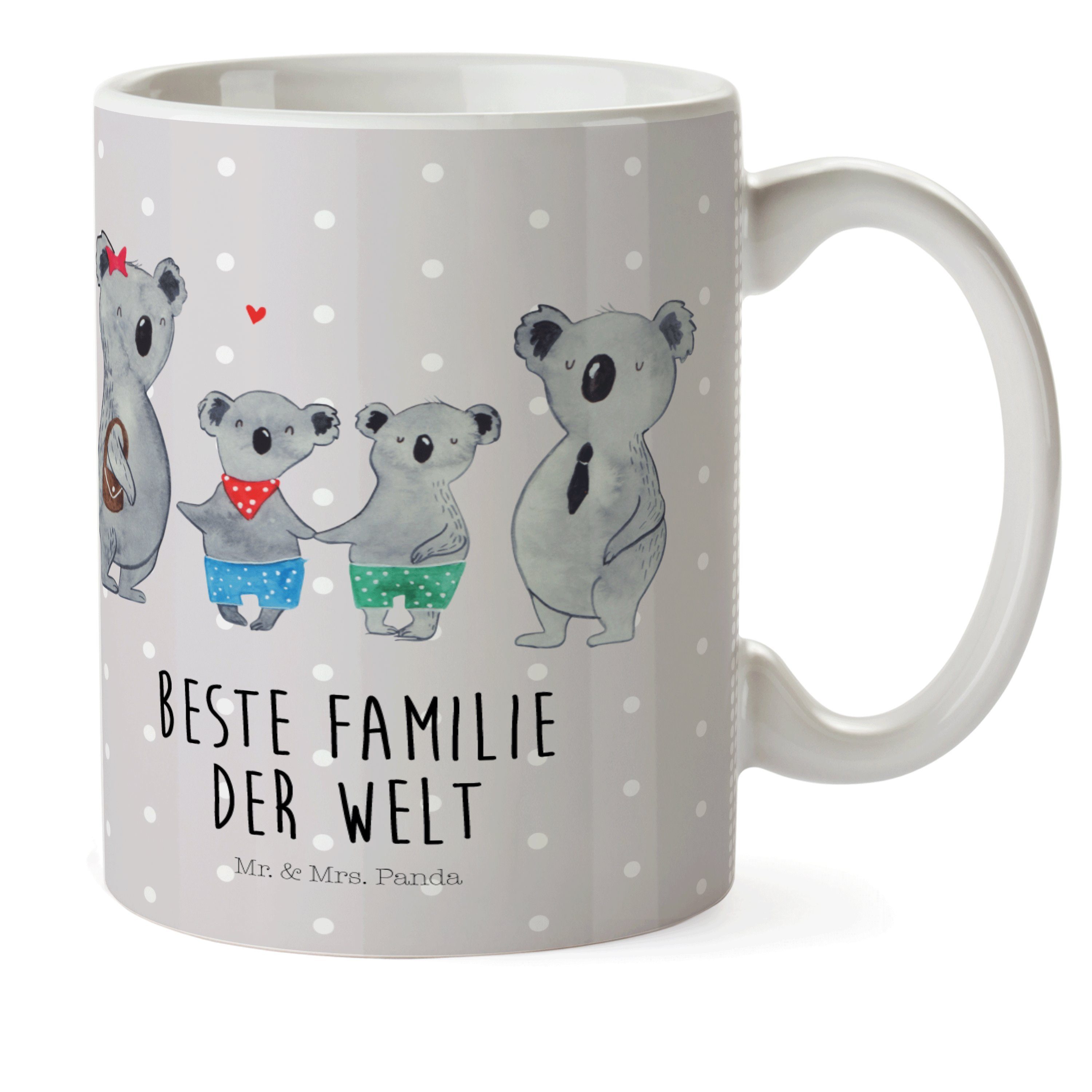 Mr And Mrs Panda Kinderbecher Koala Familie Zwei Grau Pastell