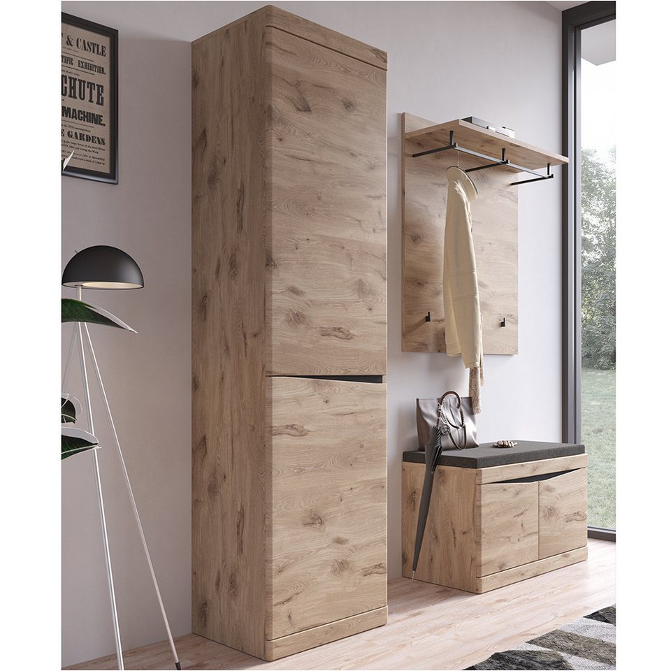 Lomadox Garderoben Set Tripoli 129 Spar Set 3 St Hochschrank