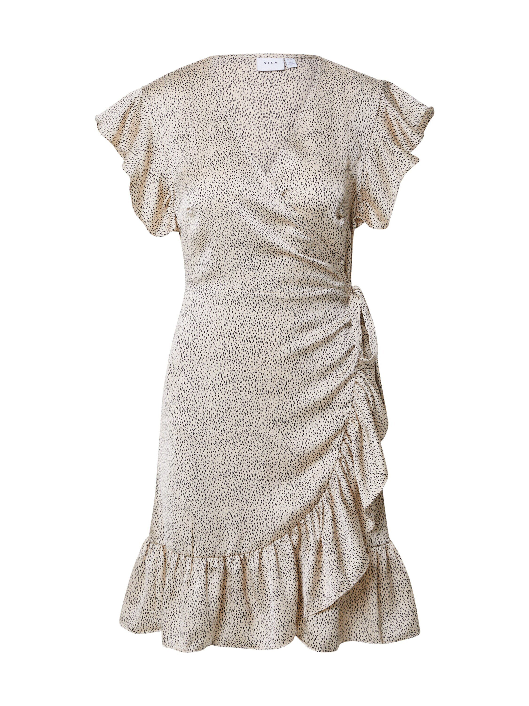 Vila Minikleid Almeria 1 Tlg Wickel Design Volant Drapiertgerafft