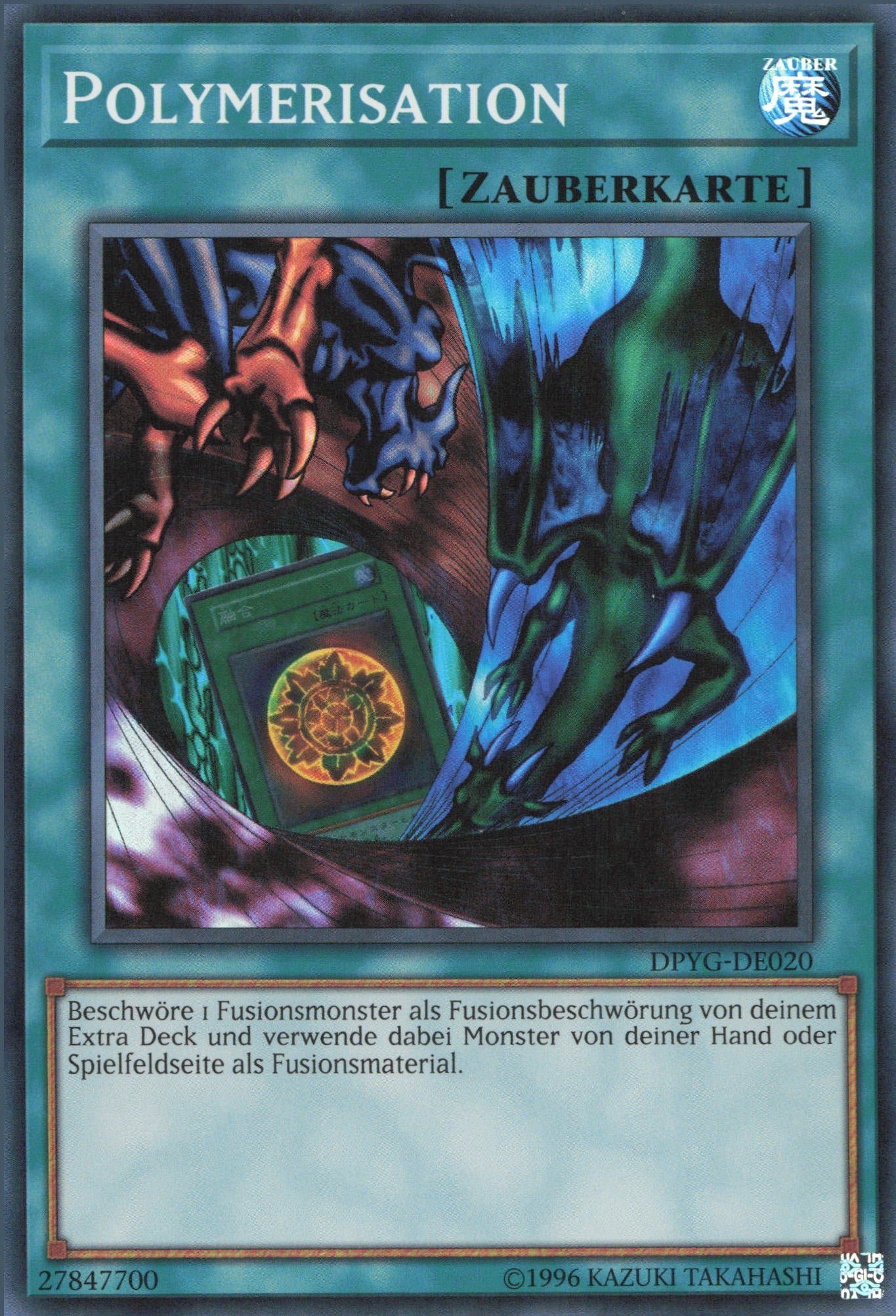 Recollectibles Sammelkarte Yugioh Karte Polymerisation Deutsch Yu Gi
