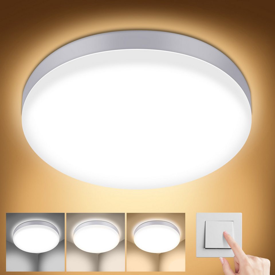 Insma Led Deckenleuchte 36w Led Deckenlampe Ø30cm Led Fest Integriert