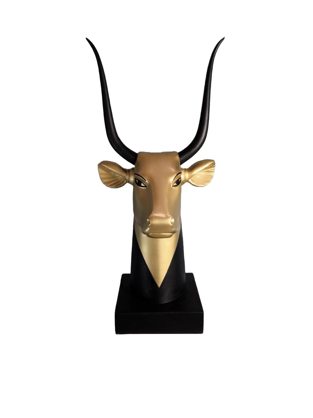 Jvmoebel Skulptur Design Ägyptischer Stier Figur Statue Skulpturen
