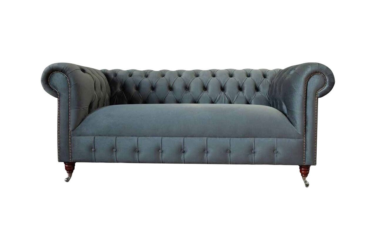 Jvmoebel Sofa Chesterfield Textil Sofa 3 Sitzer Dreisitzer Luxus Möbel