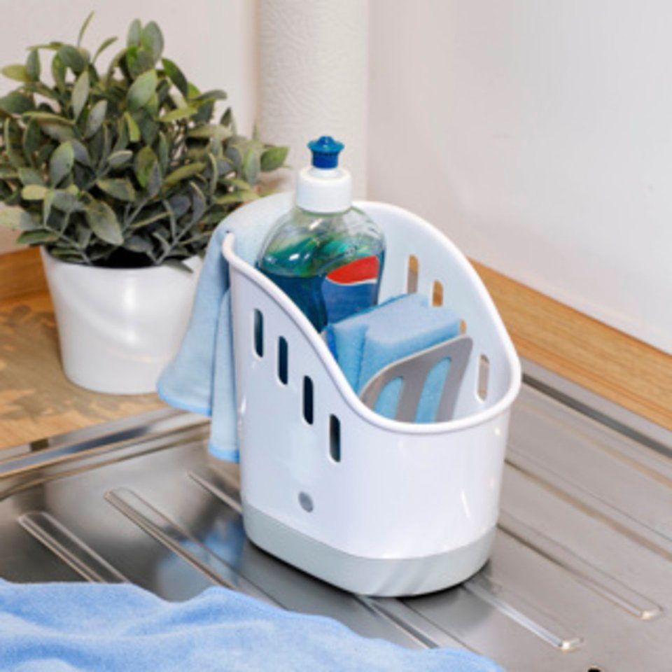 Haushalt International Organizer Spülbeckenorganizer Maße: ca. 18 x 13,5 x 18cm (1 St)