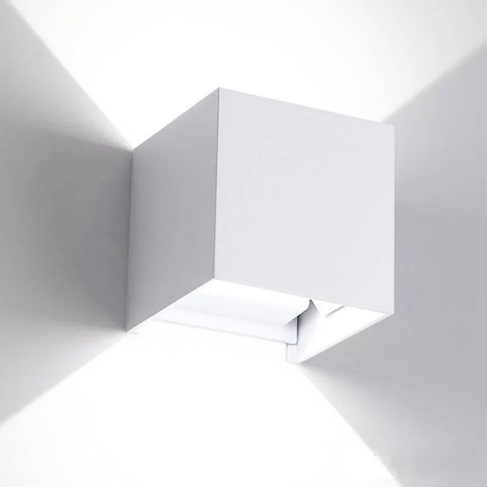 Clanmacy Led Wandleuchte Led Wandlampe Außen Led Wandstrahler