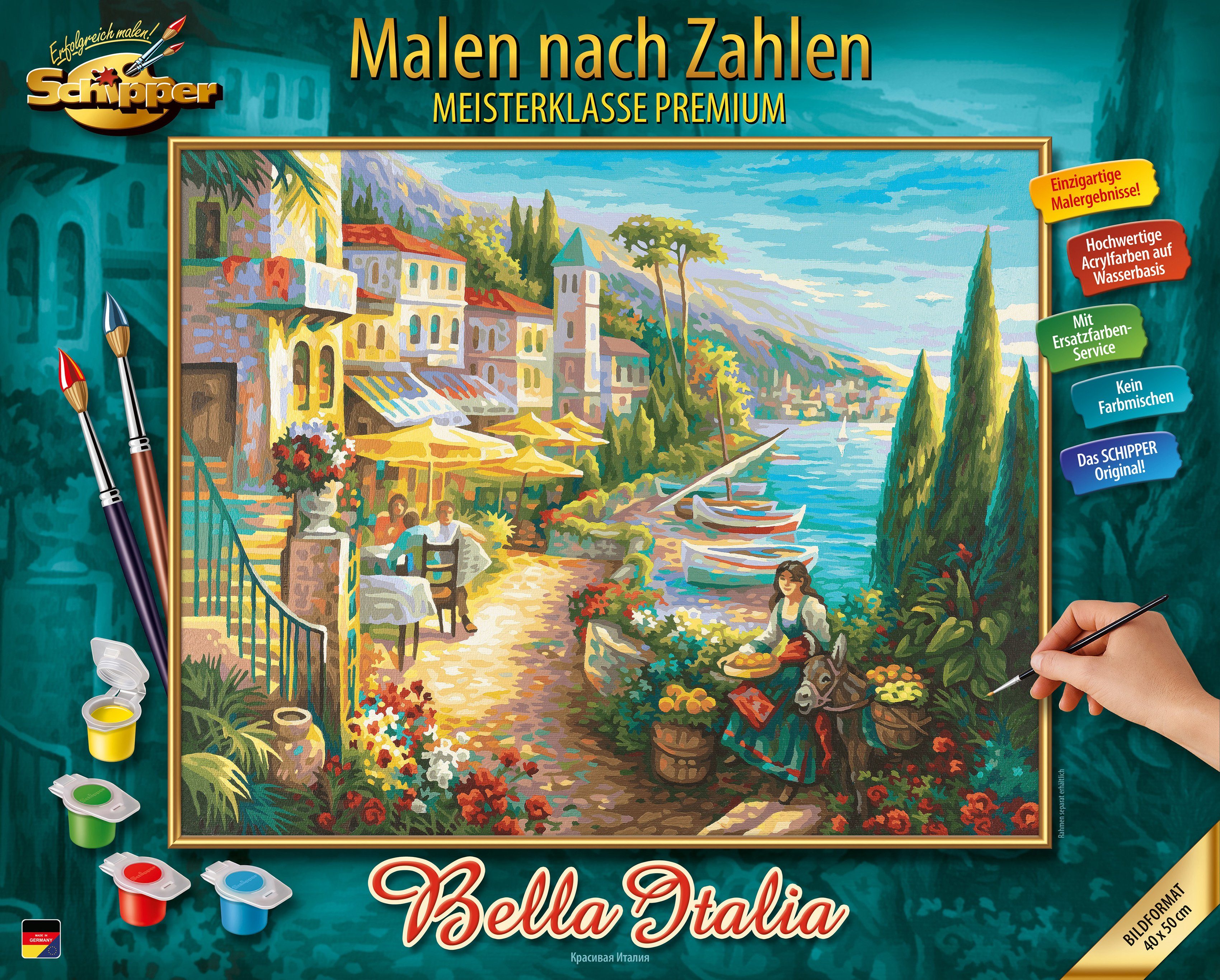 Schipper Malen nach Zahlen Meisterklasse Premium - Bella Italia, Made in Germany, Malen nach ...