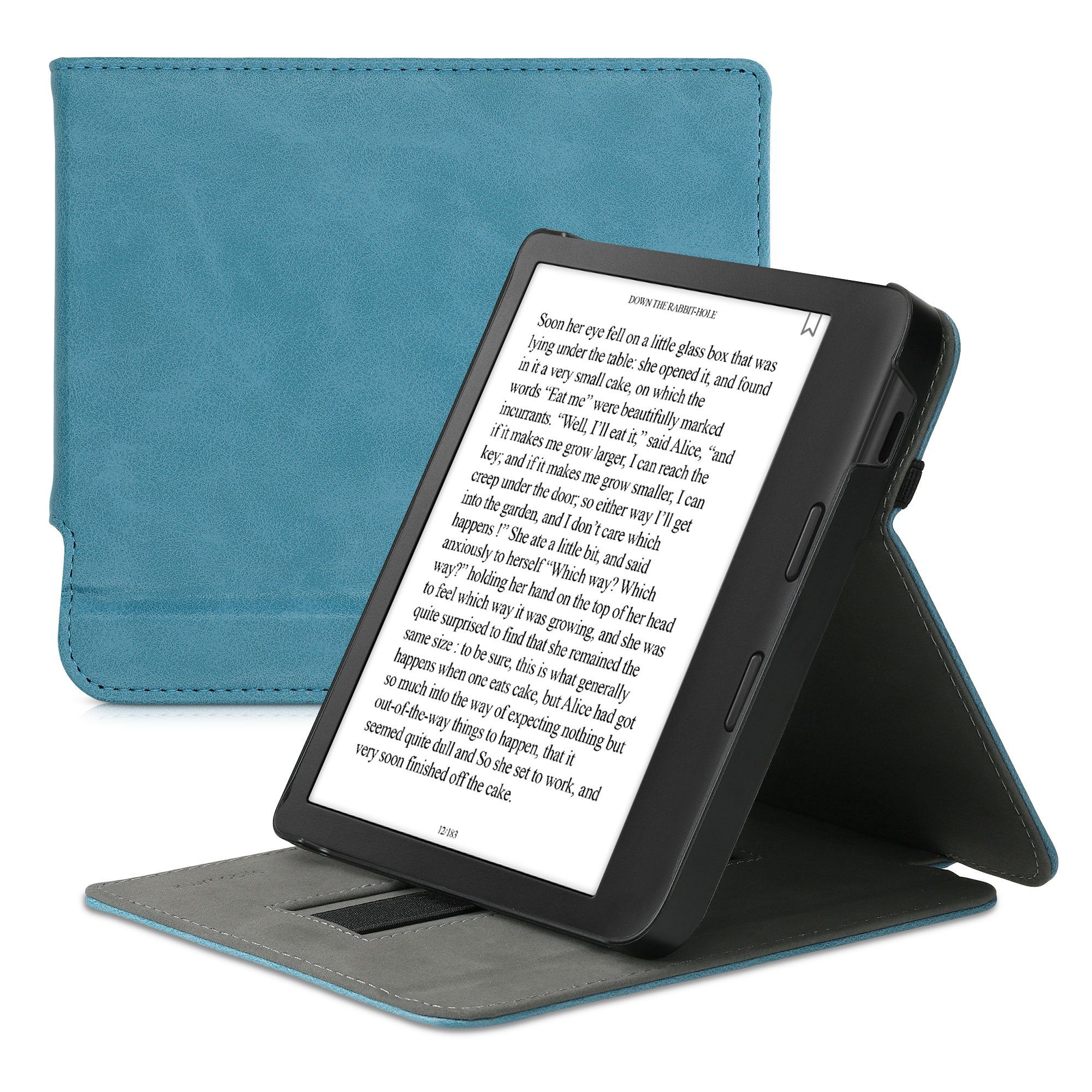 Kwmobile E Reader Hülle Hülle Für Kobo Libra 2 Schlaufe Ständer E