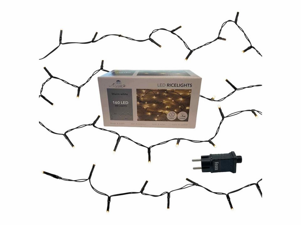 Coen Bakker Deco Bv Led Lichterkette Led Ricelights Außen Schwarzes