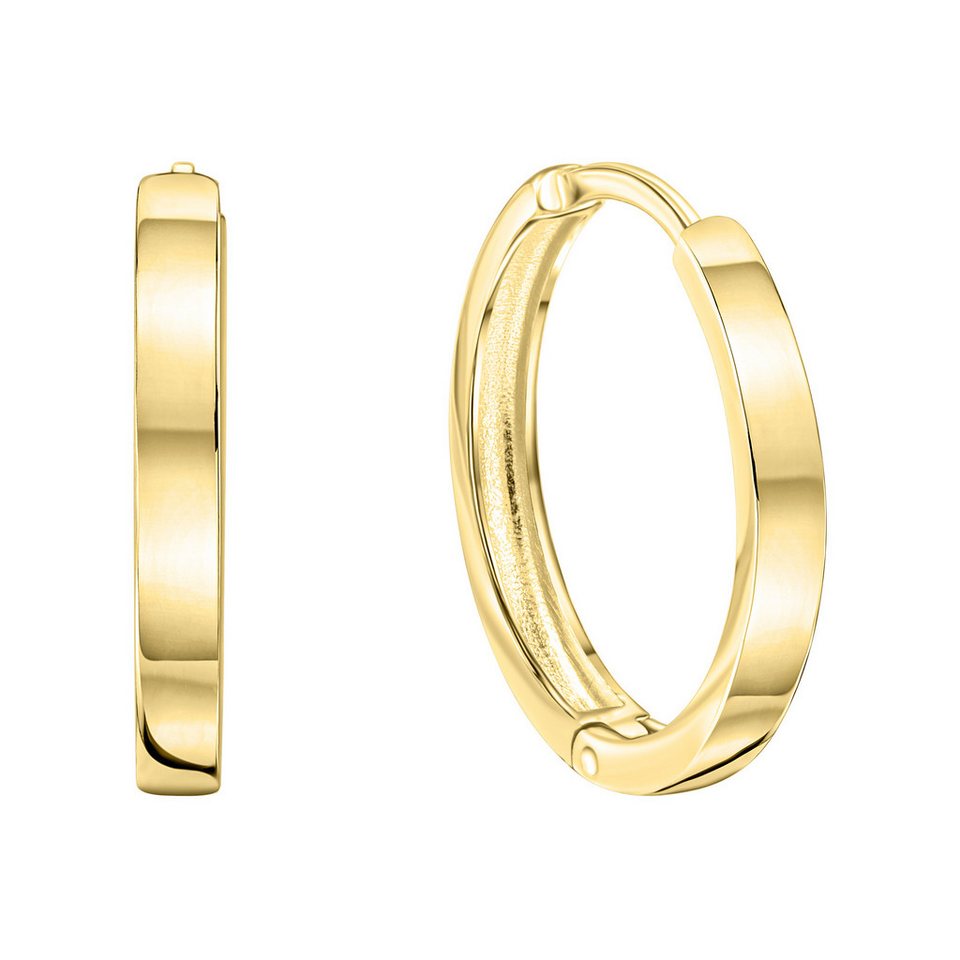 Vivance Paar Creolen 375/- Gelbgold matt/glanz Vivance Paar Creolen 375/- Gelbgold matt/glanz