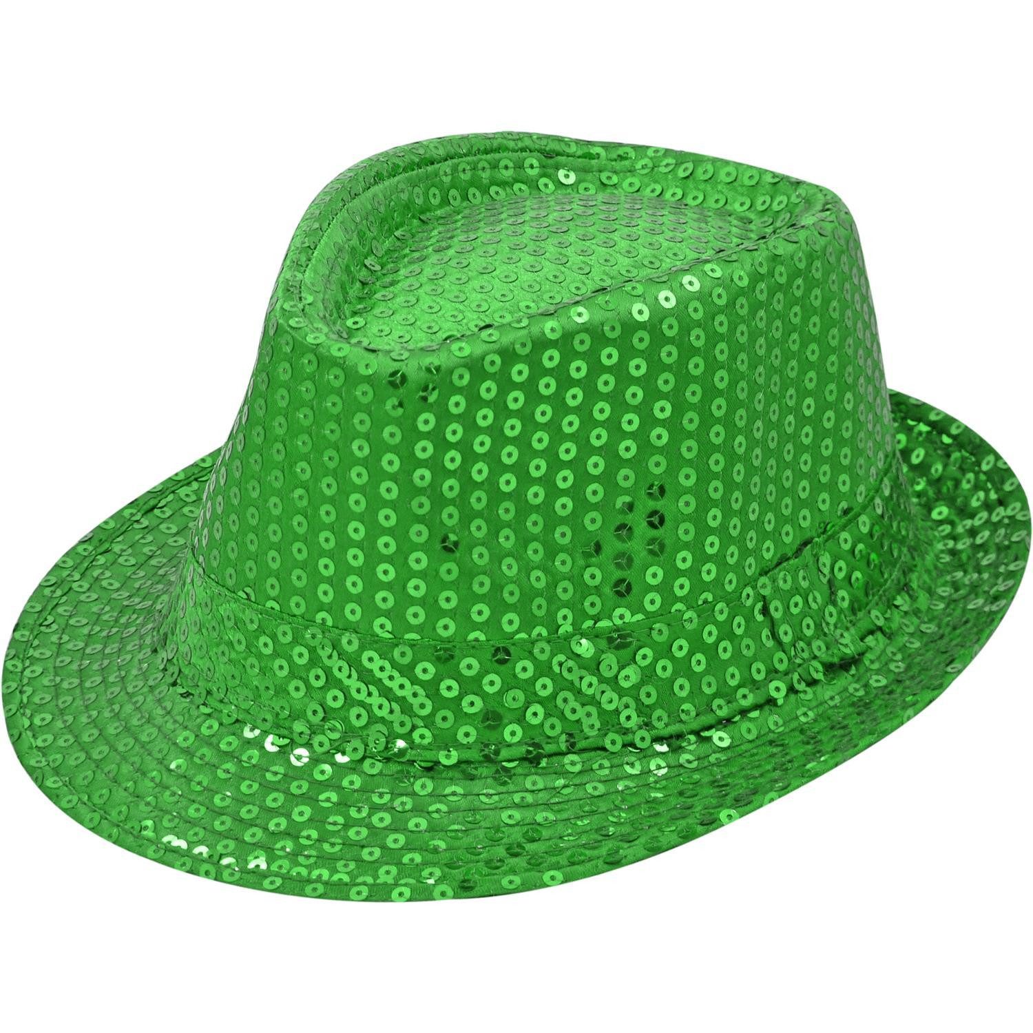 Party Factory Kostüm Pailletten-Hut rot Accessoire für Karneval oder ...