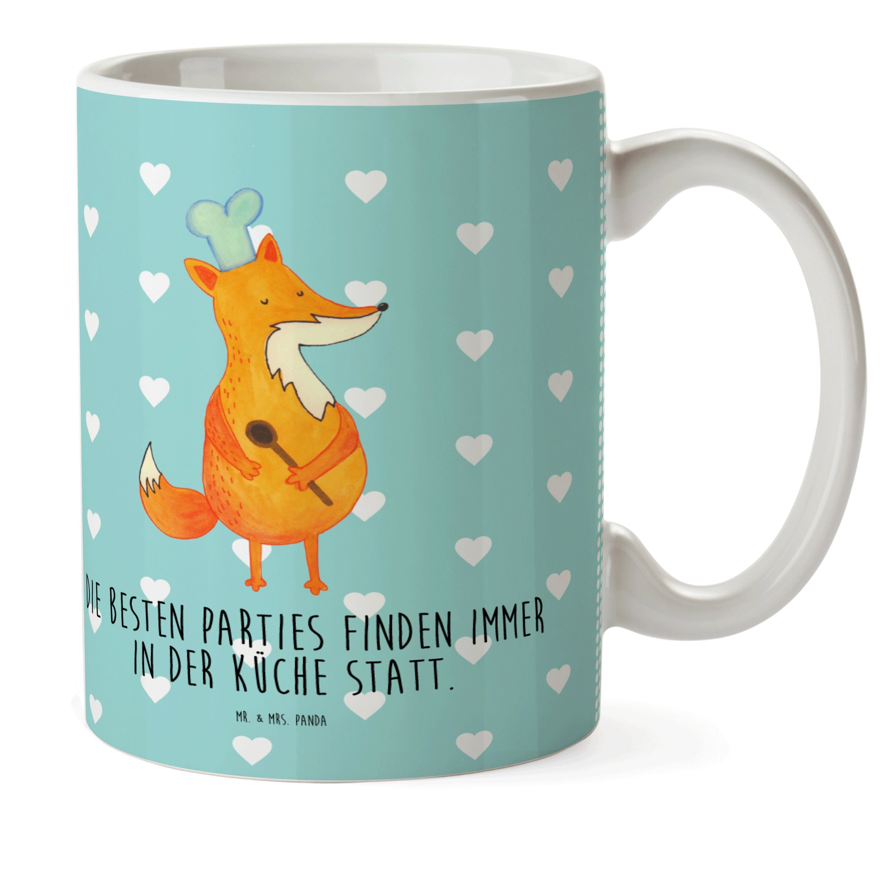 Mr And Mrs Panda Kinderbecher Fuchs Koch Türkis Pastell Füchse