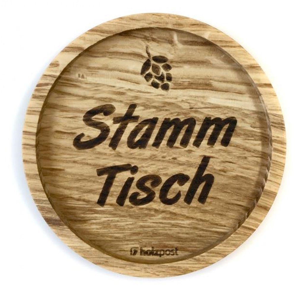 Holzpost Gmbh Glasuntersetzer Holzuntersetzer Stammtisch Untersetzer
