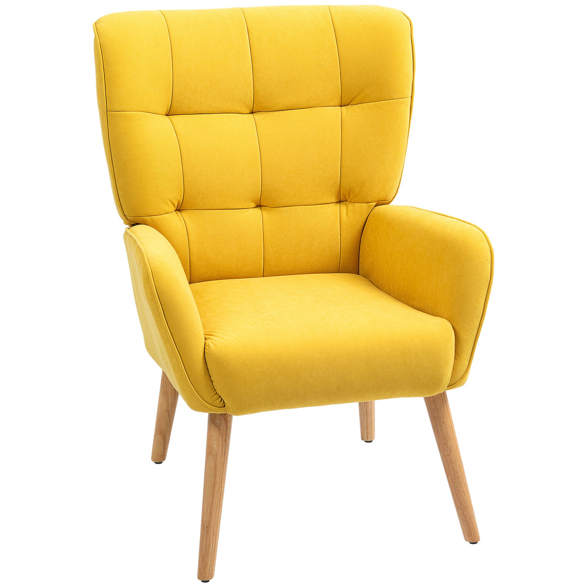 Homcom Relaxsessel Sessel Wohnzimmer Loungesessel Mit Holzbeine