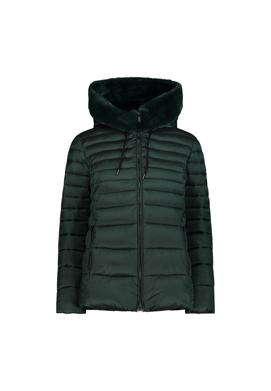 Cmp Winterjacke Cmp Damen Kurze Wattierte Damenjacke Mit Kunstfell