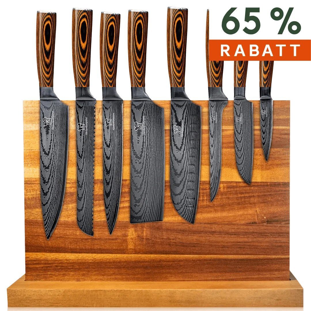 Küchenkompane Messer Set Asiatisches Messerset Bundle Premium Akarui 3