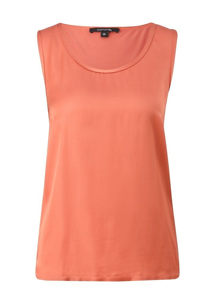 Comma Rundhalsshirt uni (1-tlg)