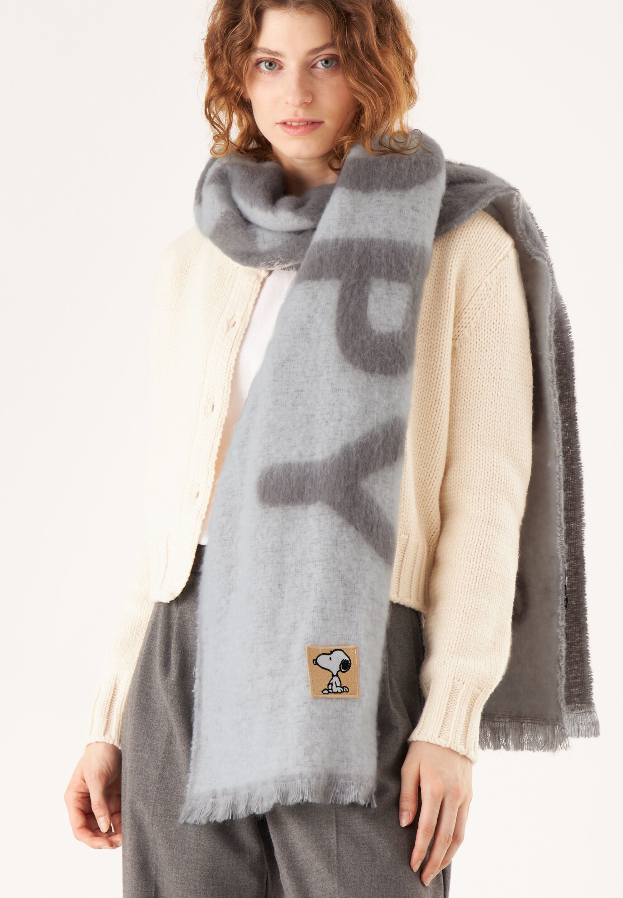 Codello Modeschal, mit Snoopy Print, Plakatives SNOOPY Statement