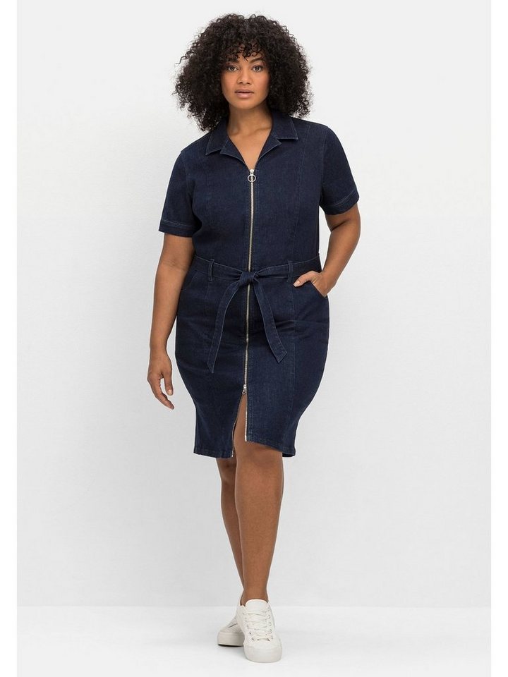 Sheego By Joe Browns Jeanskleid Große Größen Aus Elastischem Denim