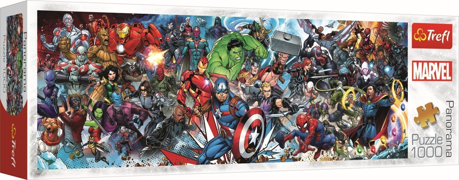Trefl Puzzle Marvel Universum Panorama Puzzle, 1000 Puzzleteile, Made ...