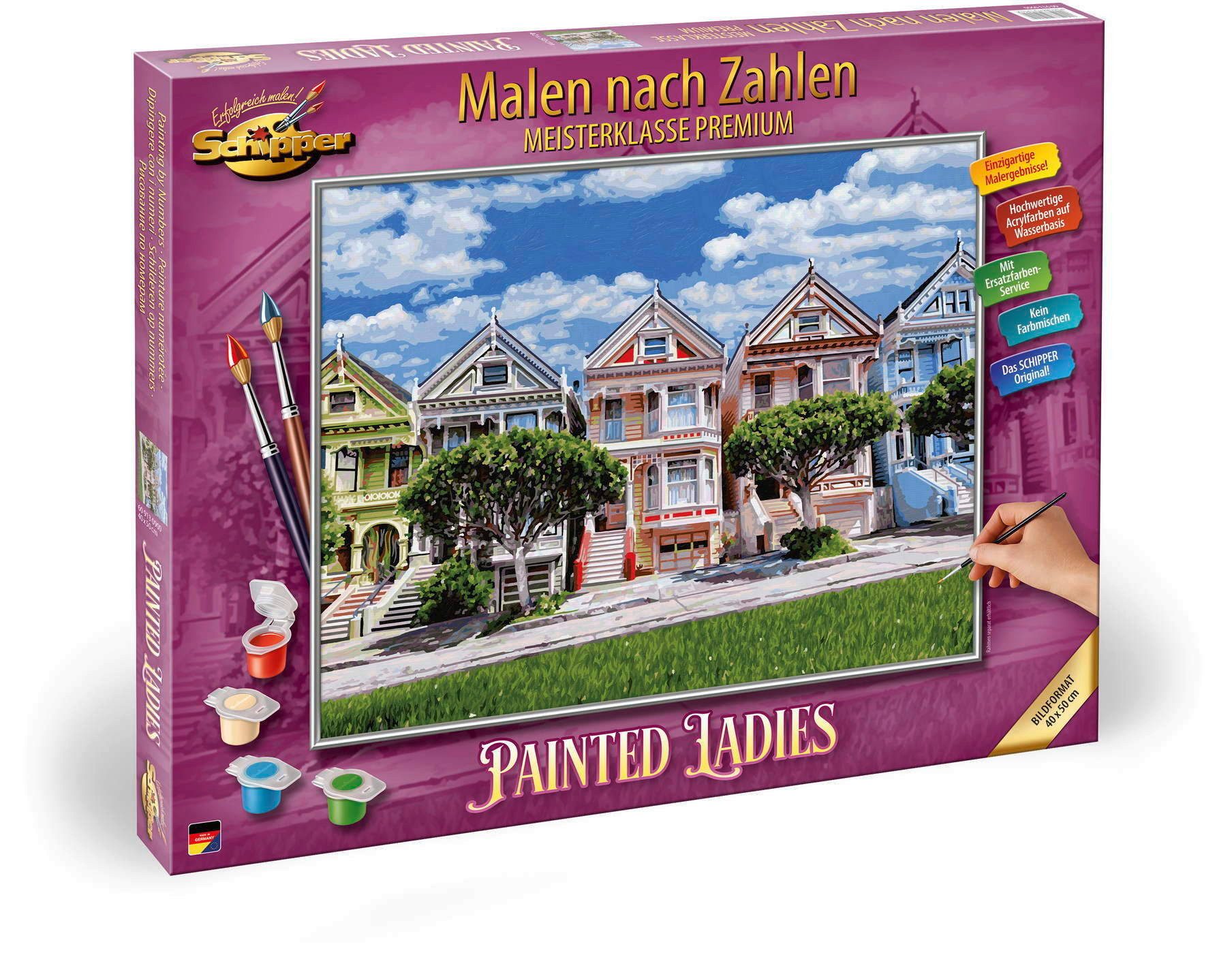 Schipper Malen nach Zahlen Schipper Malen nach Zahlen Master Class Premium 40x50cm Painted Ladies
