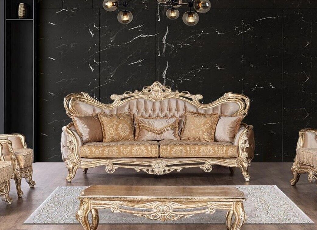 Jvmoebel 3 Sitzer Sitz Dreisitzer Sofa 3 Sitzer Sofa Sofas Samt Stoff