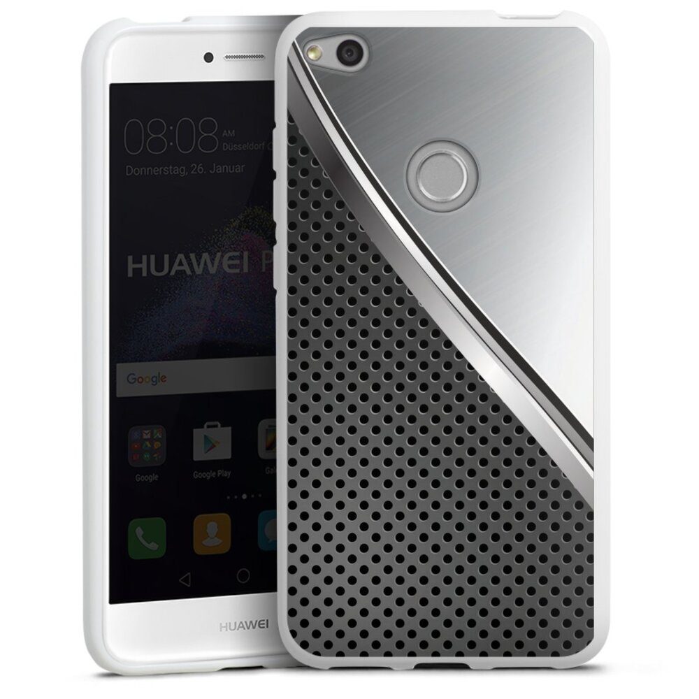 Deindesign Handyhülle Carbon Stahl Metall Duo Metal Surface Huawei