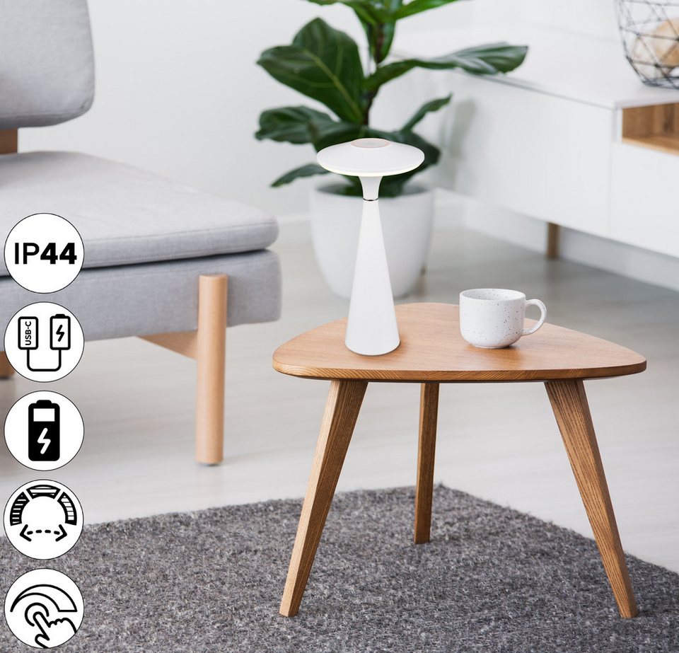 Reality Leuchten Led Tischleuchte Torrez Dimmfunktion Usb