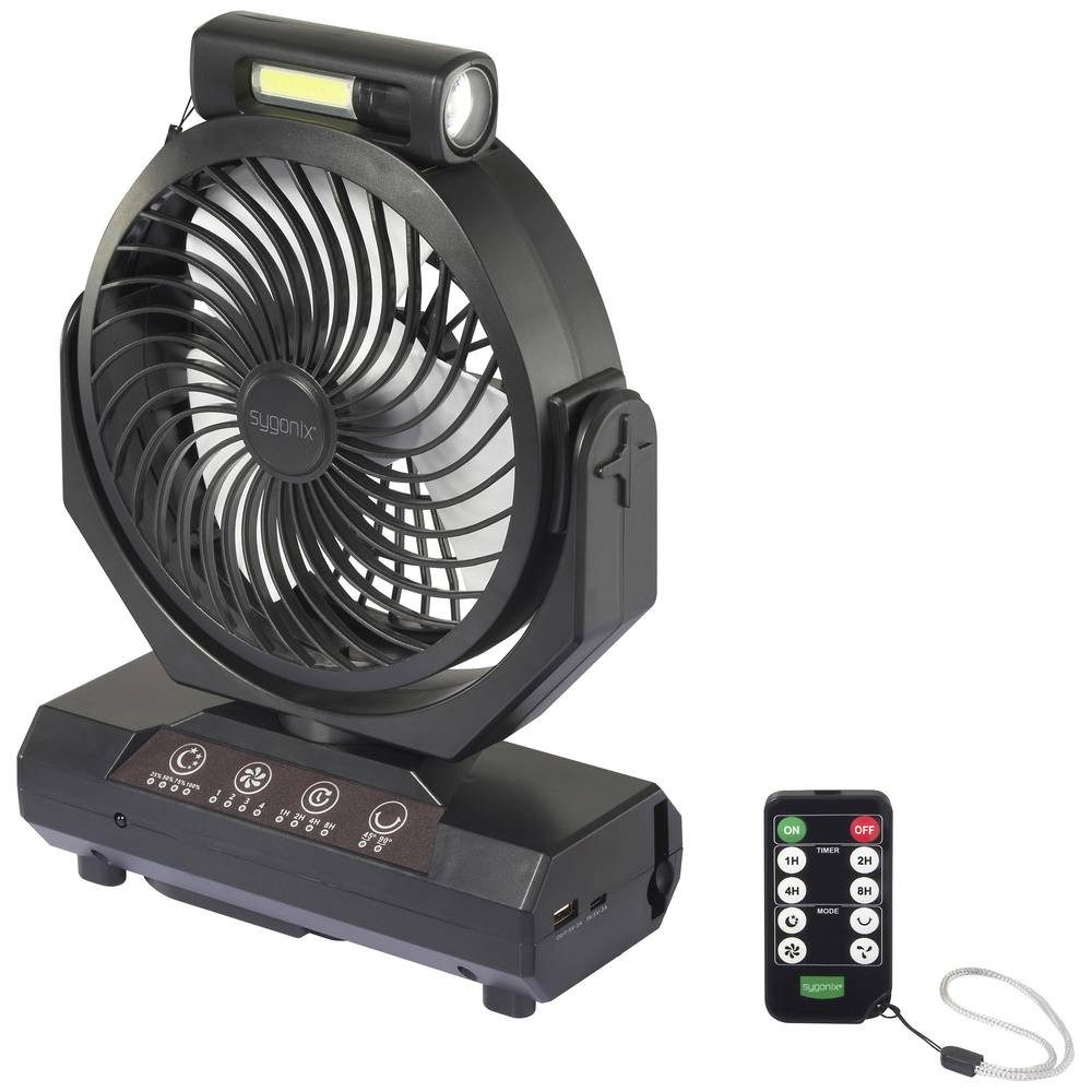 Sygonix Bodenventilator Camping Outdoor Ventilator Akkubetrieb Möglich